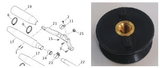 Suporte Docking Encaixe Montagem Suporte Mala Alforje 90201524 Harley ...