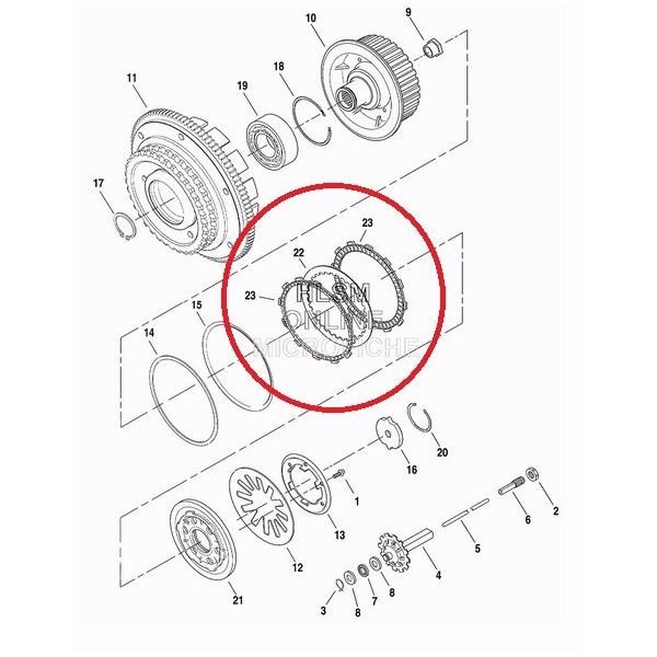 Kit Embreagem Harley Twin Cam 1998-2017 09 x 37932-98 e 08 x 37913-98 ...