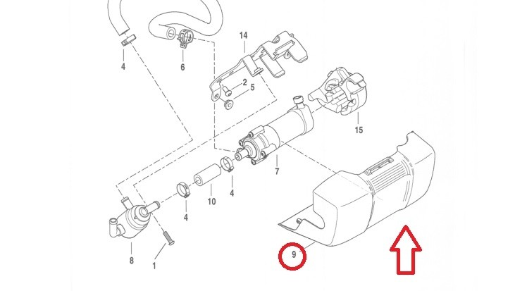 Tampa Bomba Agua Harley Touring 2014 a 2016 26800002 - Parabrisas E ...