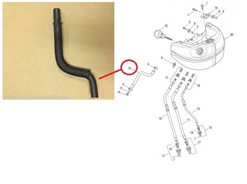 Mangueira Dreno Oleo Motor Harley Breakout 13-17 62700056