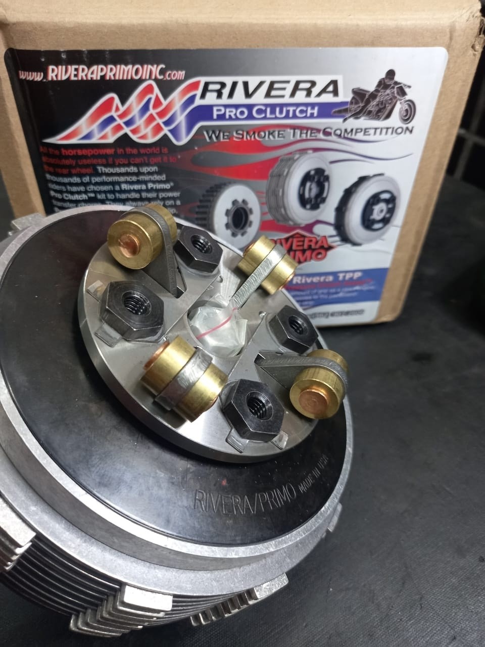 Embreagem de Alto Desempenho Rivera Primo Pro Clutch Kit com VPC 1056-0001 Harley Twin Cam 1998 ...