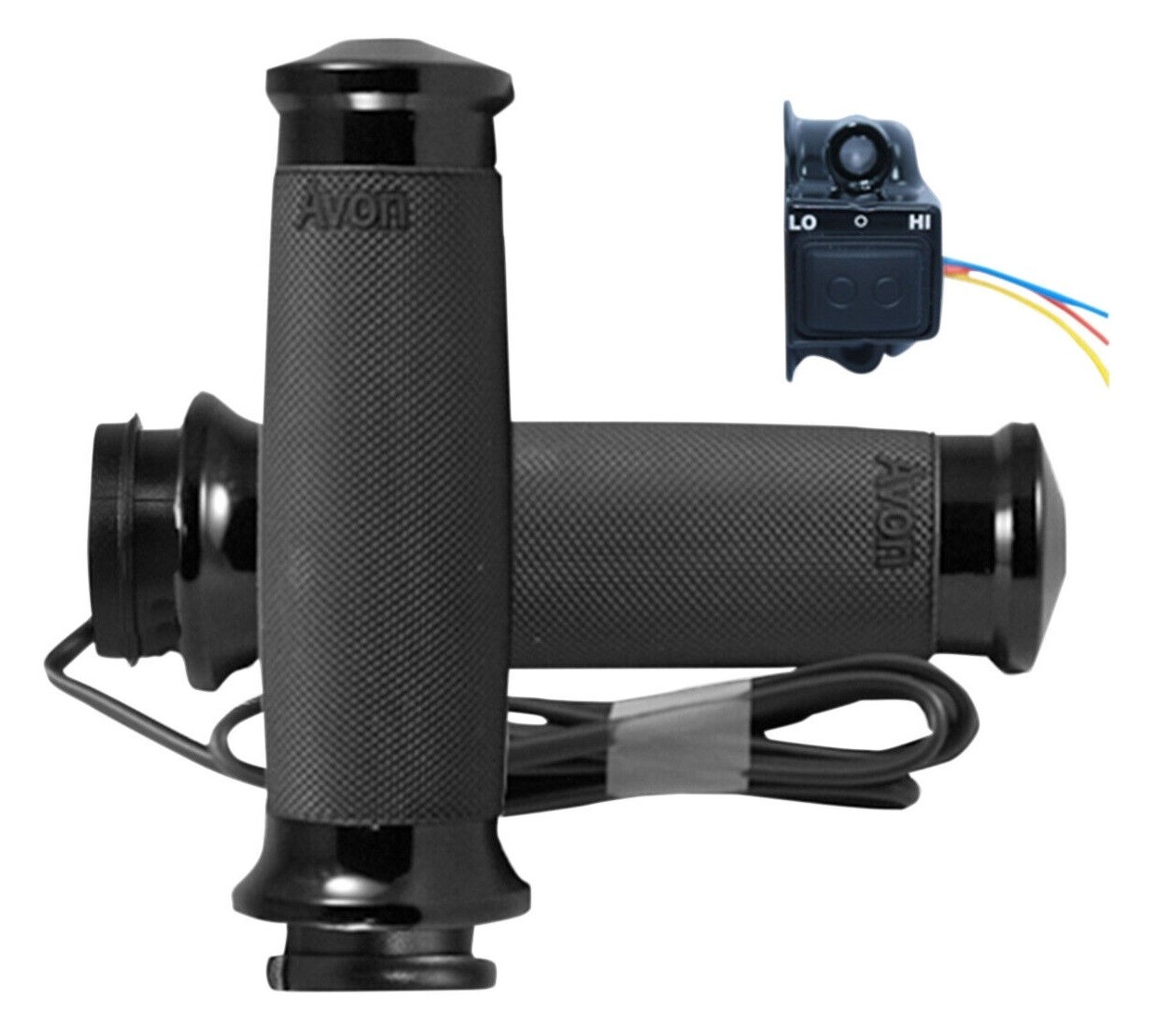 Par Manopla Punho Aquecido AVON Harley com Acelerador Eletronico CC-86 ...