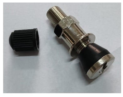 Bico Pneu Valvula Ar Aço Inox Comprimento 35 mm Diametro 8 mm Harley ...