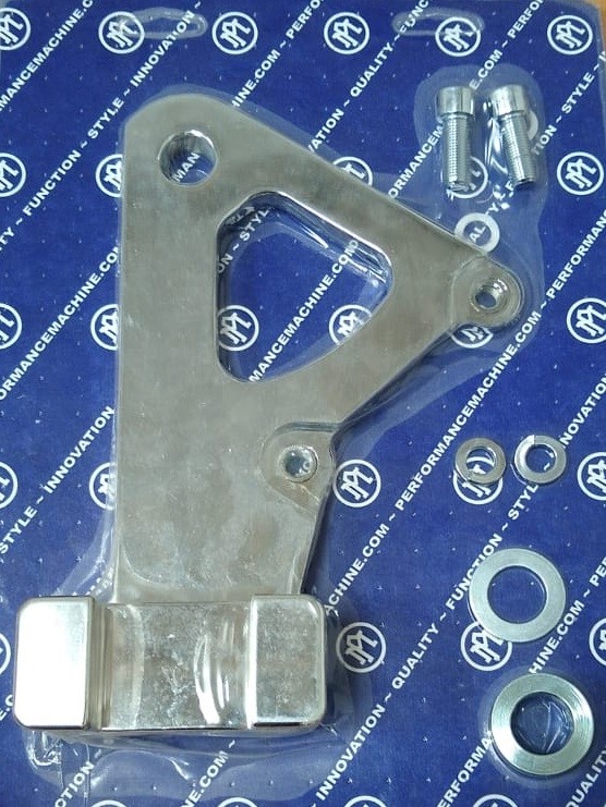 Suporte Cromado Pinça Freio Traseiro Vintage Performance Machine 0023 ...